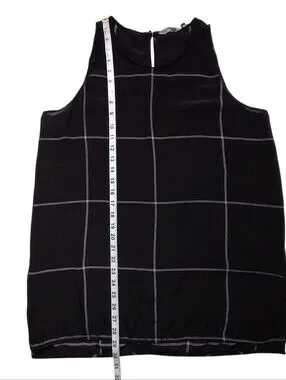 Athleta | Tops | Athleta Washable Silk Cya Tank Top Side Slit Large ...